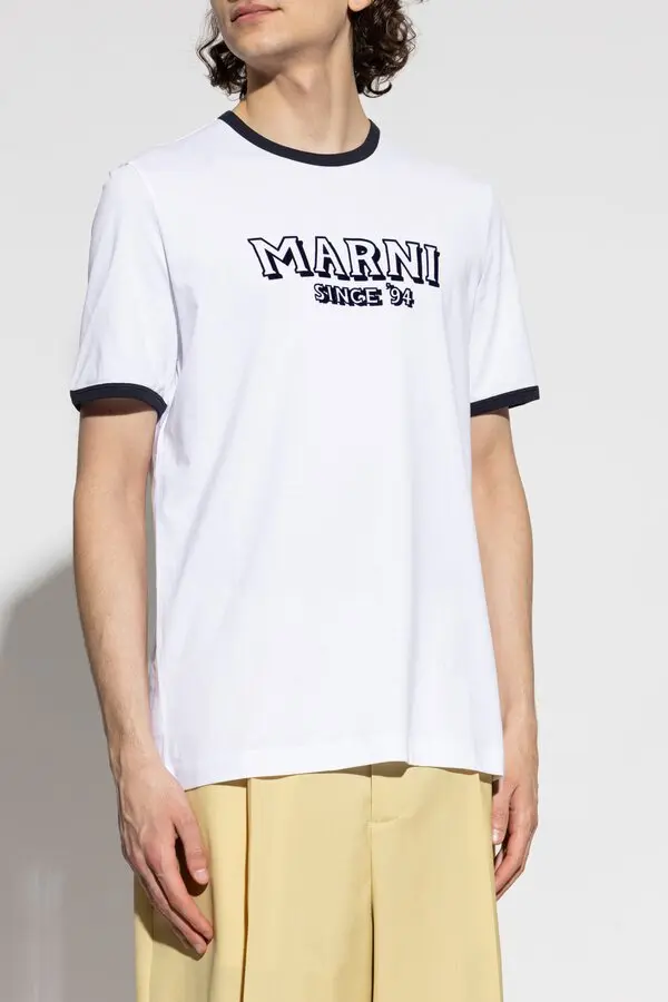 Marni T-shirt With Logo - White