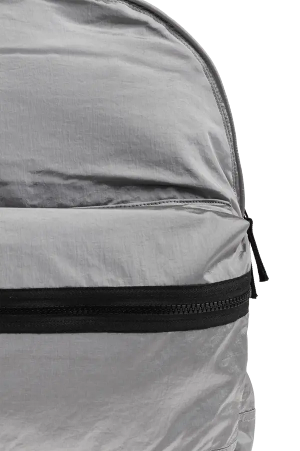 Stone Island Backpack With Logo Patch - Grey