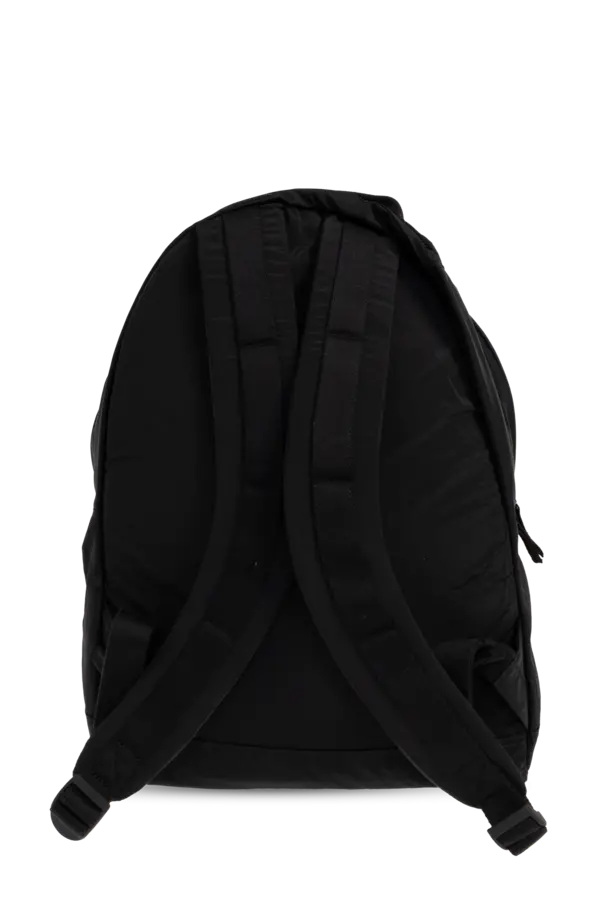Stone Island Backpack With Logo Patch - Black