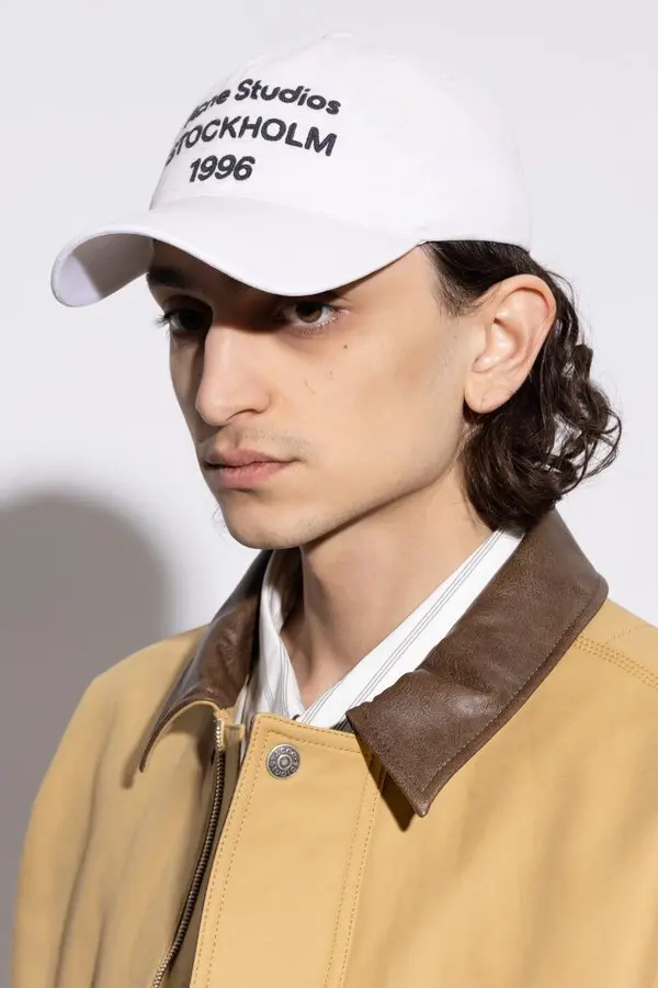 ACNE cream baseball cap Acne Studios Patch Cap - Cream Beige | Garmentory main image 3