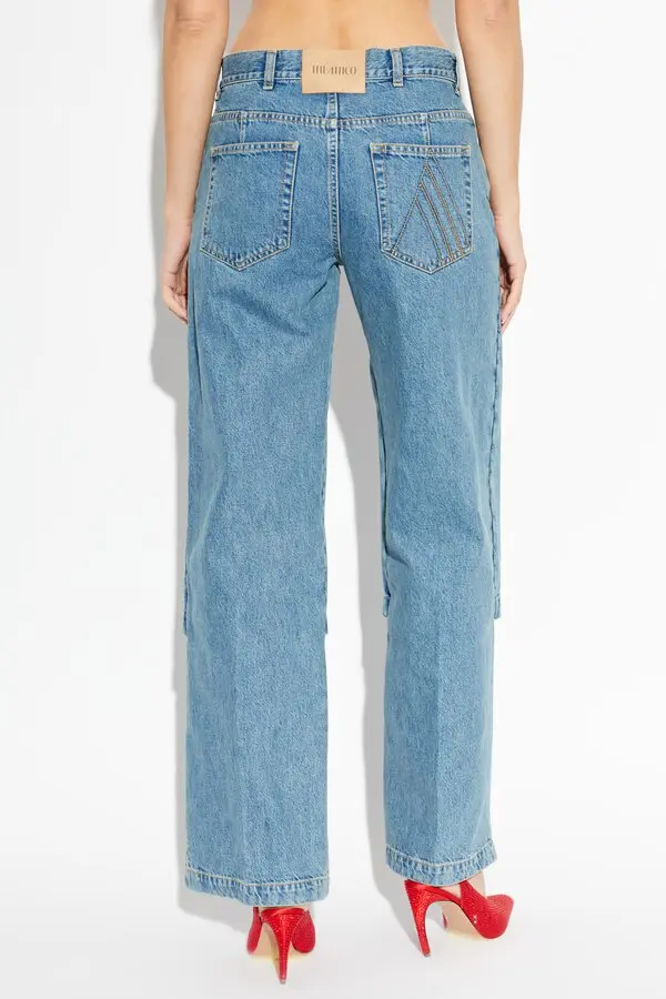 Attico Wide-leg Jeans - Blue