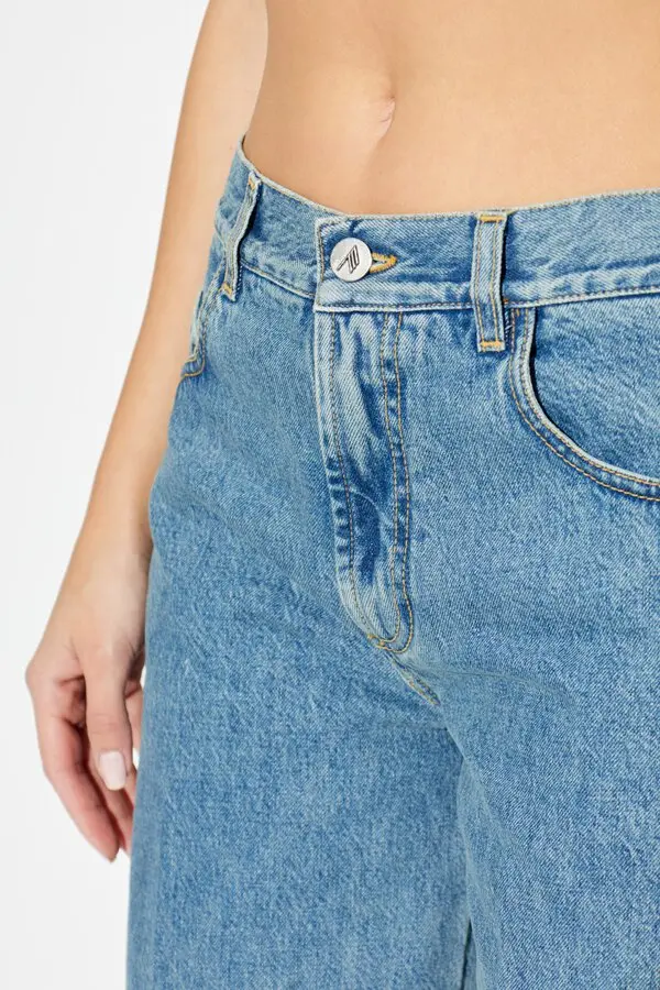 Attico Wide-leg Jeans - Blue