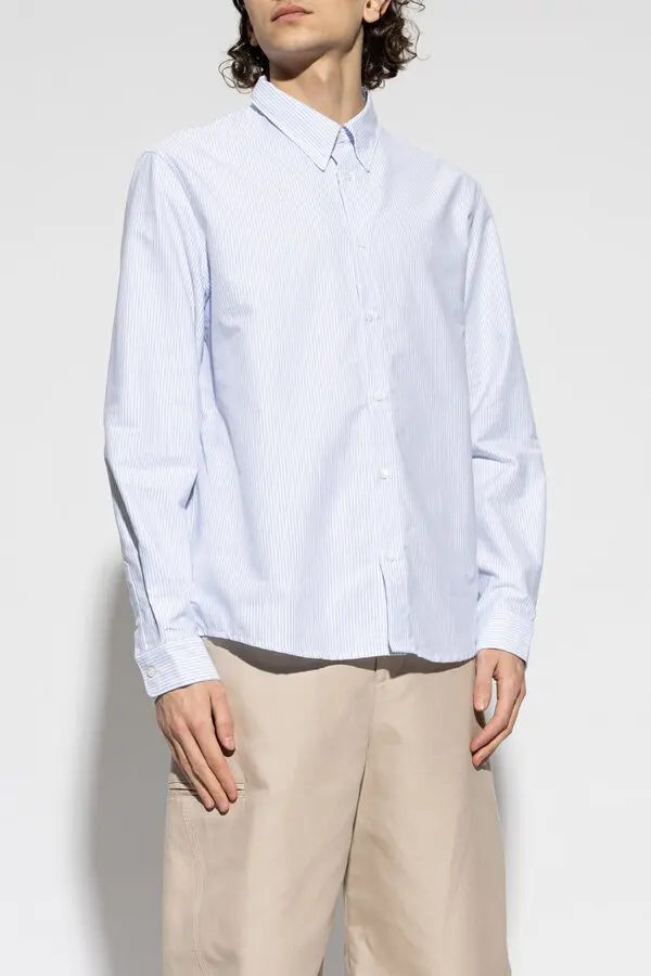 A.p.c. Striped Shirt - Light Blue