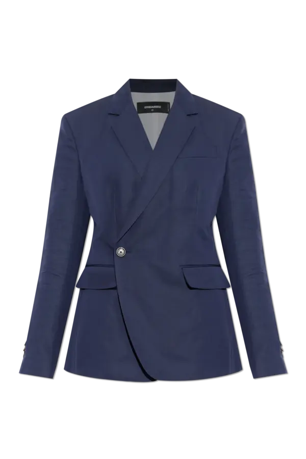 Dsquared2 Double-vented Blazer - Navy Blue