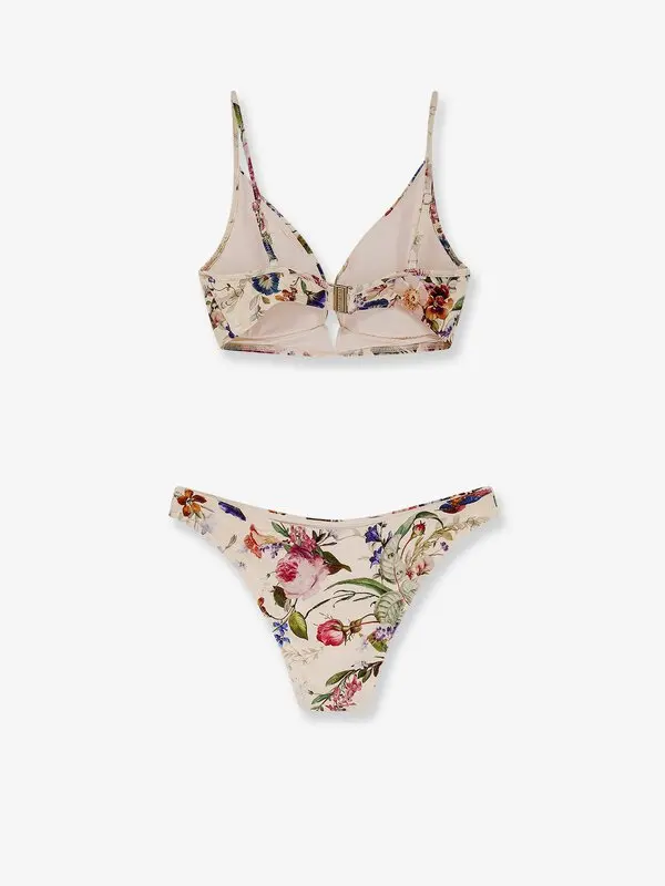 Zimmermann Nylon Floral Print Bikini