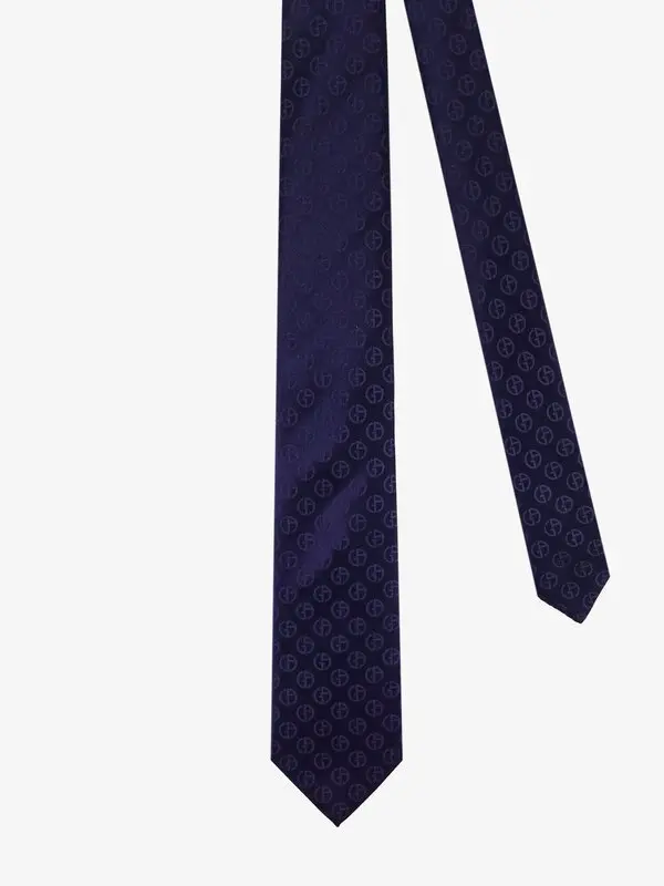 Giorgio Armani Silk Neck Tie - Blue