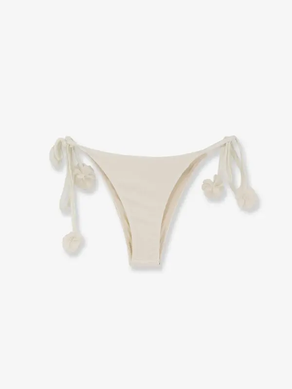 PatBO Nylon Bikini Bottom - White