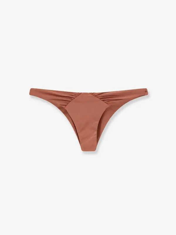 PatBO Lycra Bikini Bottom - Brown