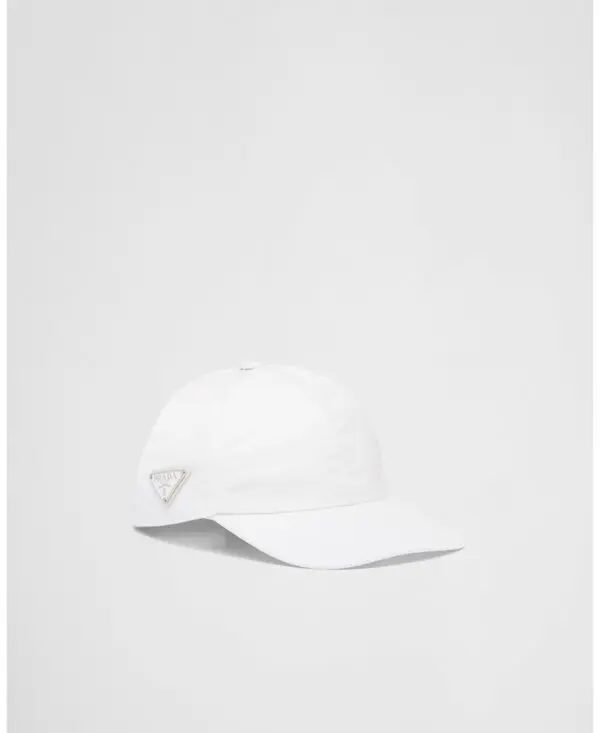 Prada Re-nylon Baseball Cap - White