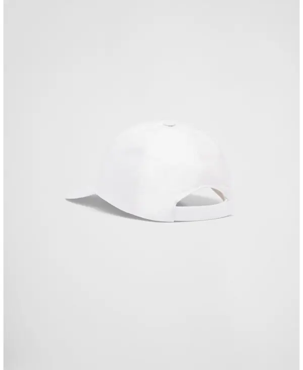 Prada Re-nylon Baseball Cap - White