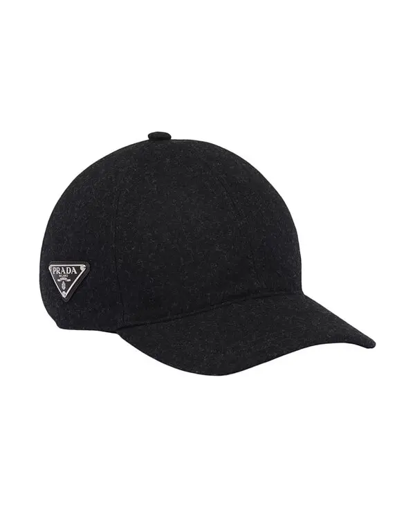 Prada Loden Baseball Cap - Grey
