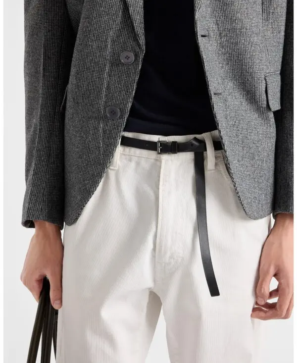 Prada Leather Belt - Black