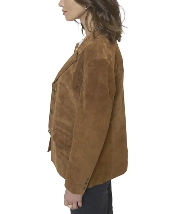 Central Park West Atlas Suede Blazer