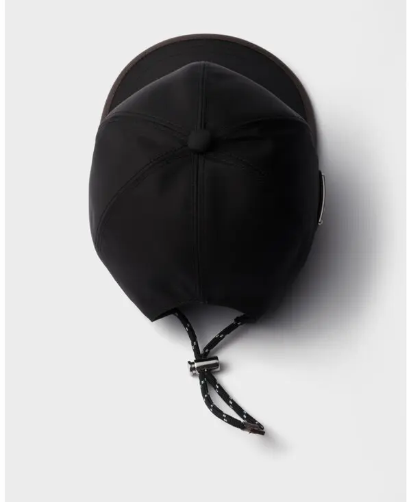 Prada Speedrock Re-nylon Baseball Cap - Black