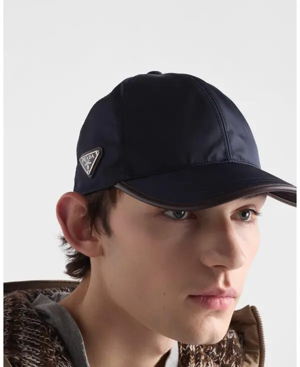 Prada Speedrock Re-nylon Baseball Cap - Blue