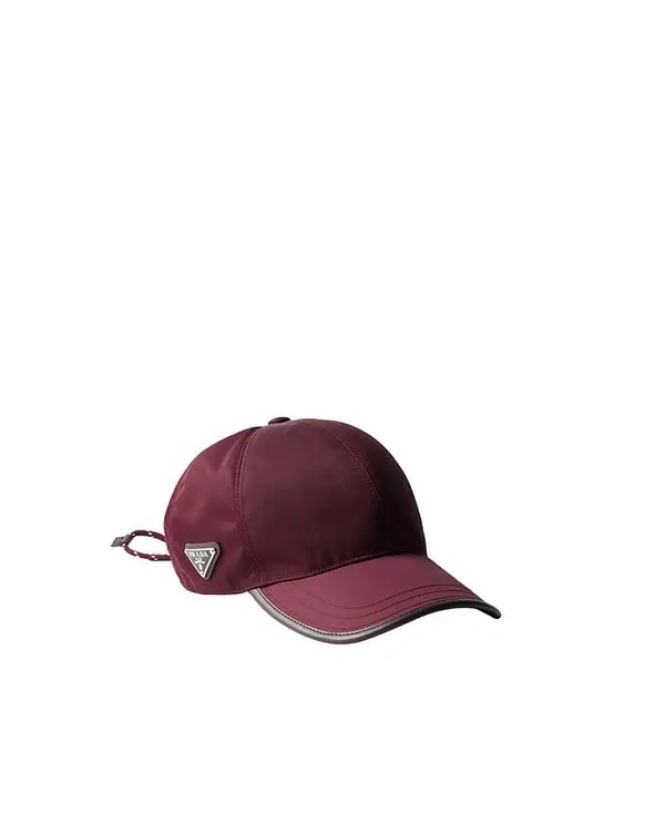 Prada Speedrock Re-nylon Baseball Cap - Burgundy