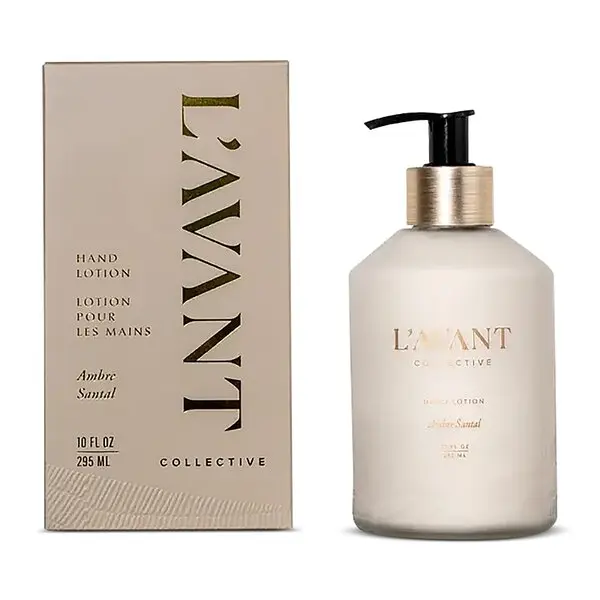 L'AVANT COLLECTIVE Ambre Santal Hand Lotion 10 Oz - Beige