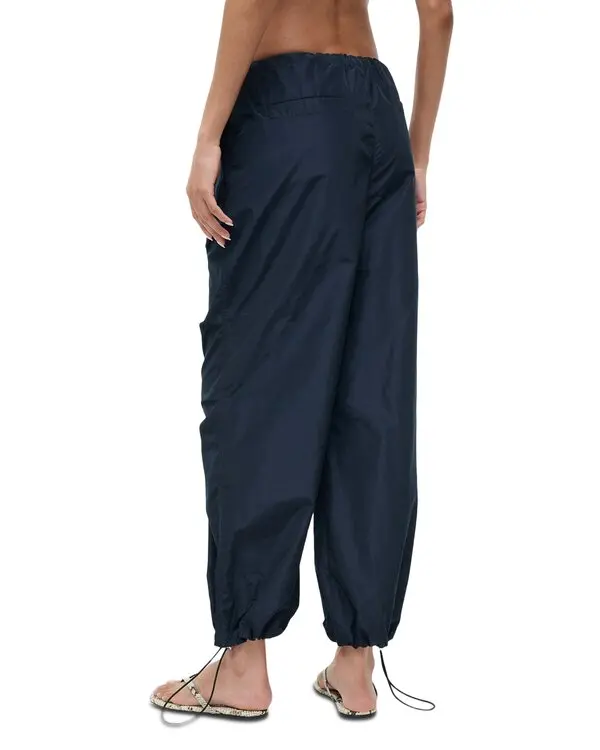 Staud Silk Blend Drawstring Pants
