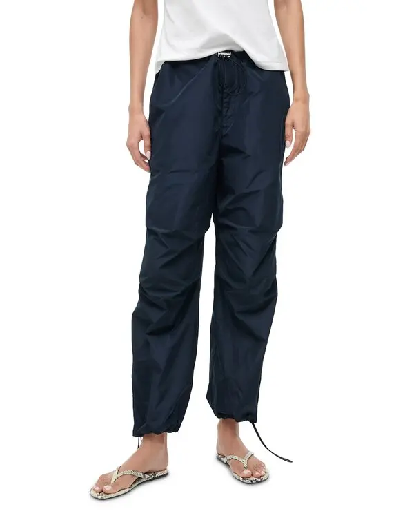 Staud Silk Blend Drawstring Pants