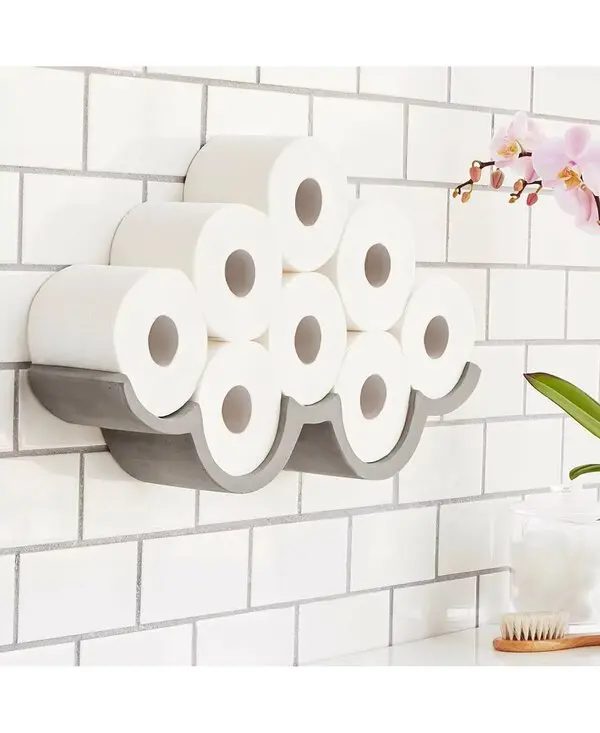UNCOMMON GOODS Cloudy Day Toilet Paper Storage