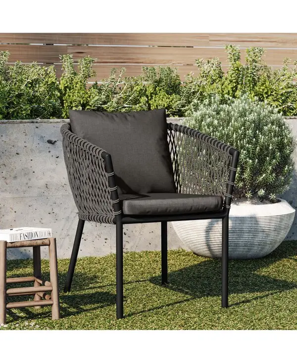 MODWAY Sailor Outdoor Patio Dining Armchair