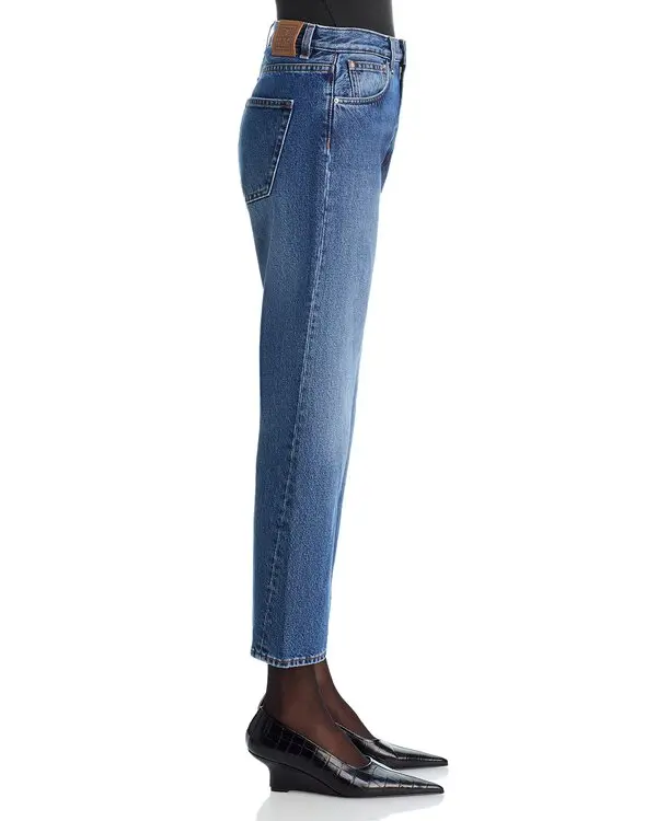 TOTEME Twisted Seam Denim Jeans - Washed Blue