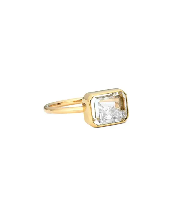 Moritz Glik 18k Yellow Diamond Esmeralda Shaker Ring - Gold