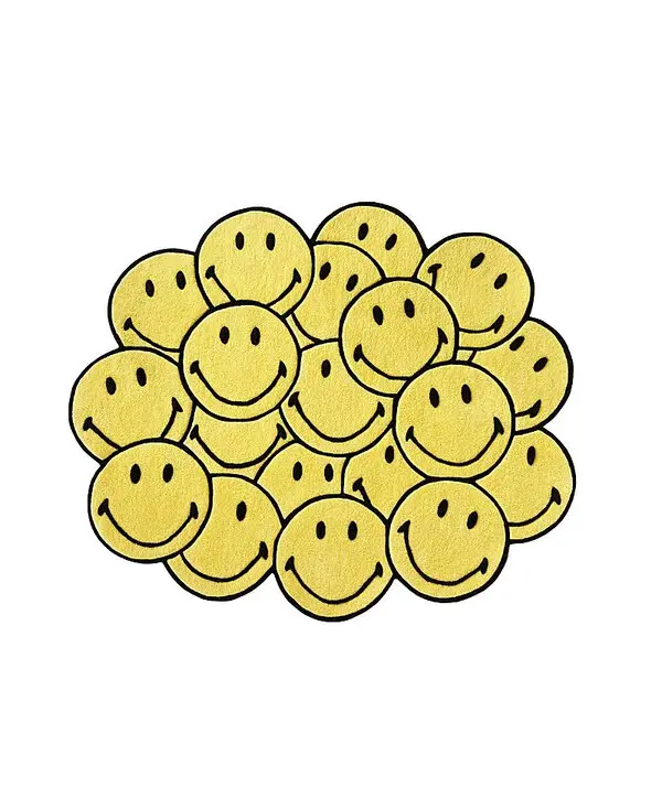 MAISON DEUX Smiley Rug 72 X 30