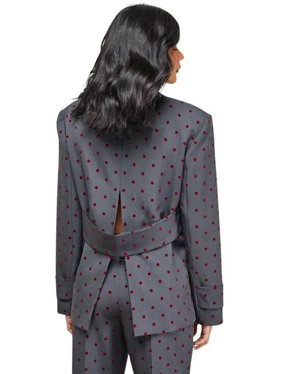WAREHOUSE Velvet Spot Blazer