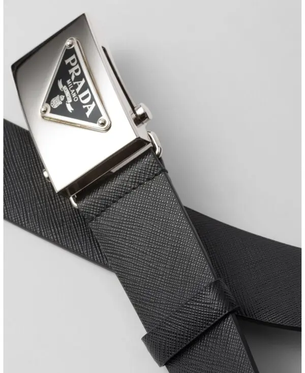 Prada Saffiano Leather Belt