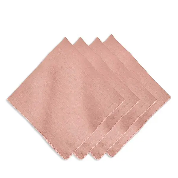 JULISKA Berry Scallop Napkin, Set Of 4 - Pink