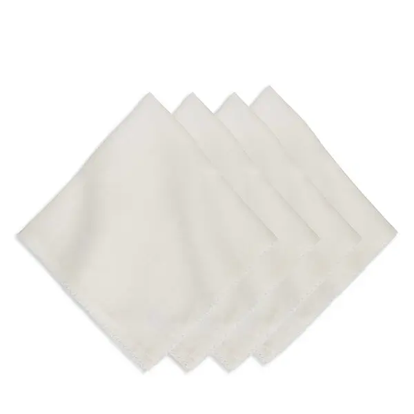 JULISKA Berry Scallop Napkin, Set Of 4 - White