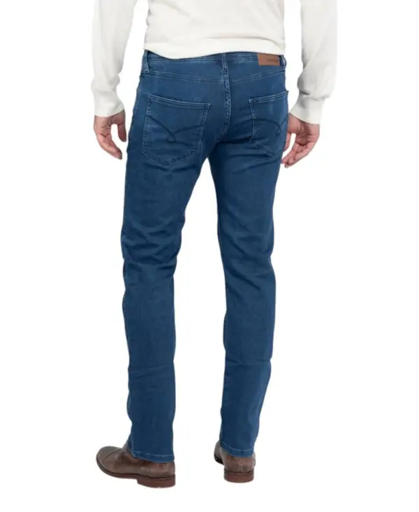JACK OF SPADES High Roller Fit Jeans - Medium Blue