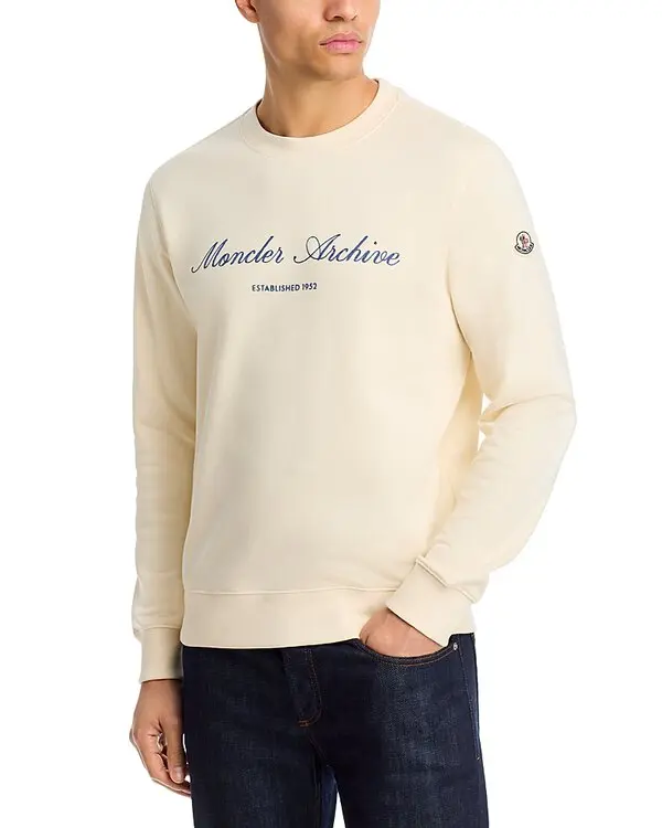 Moncler Cotton Blend Logo Sweatshirt