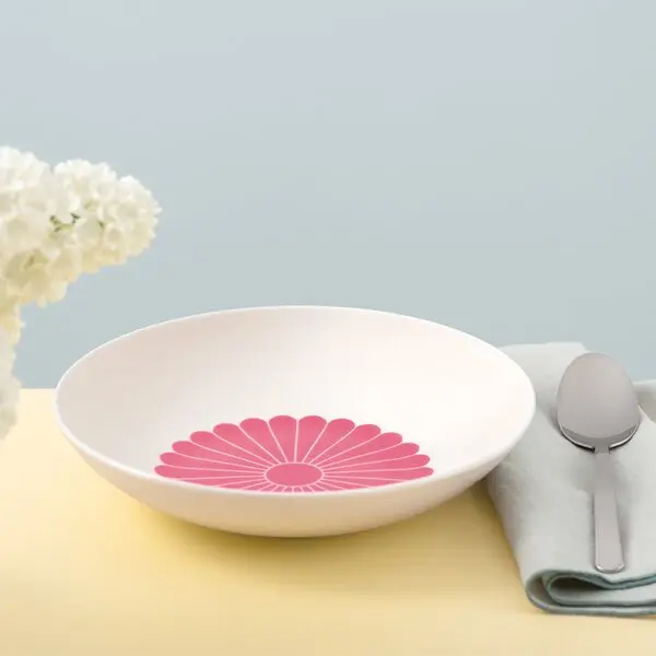 VILLEROY & BOCH Fleur Vert Pasta Bowl - Pink