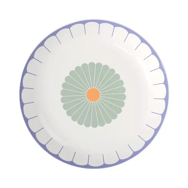VILLEROY & BOCH Fleur Couleur Low Serving Bowl