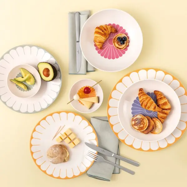 VILLEROY & BOCH Fleur Bleu Dinner Plate - Yellow