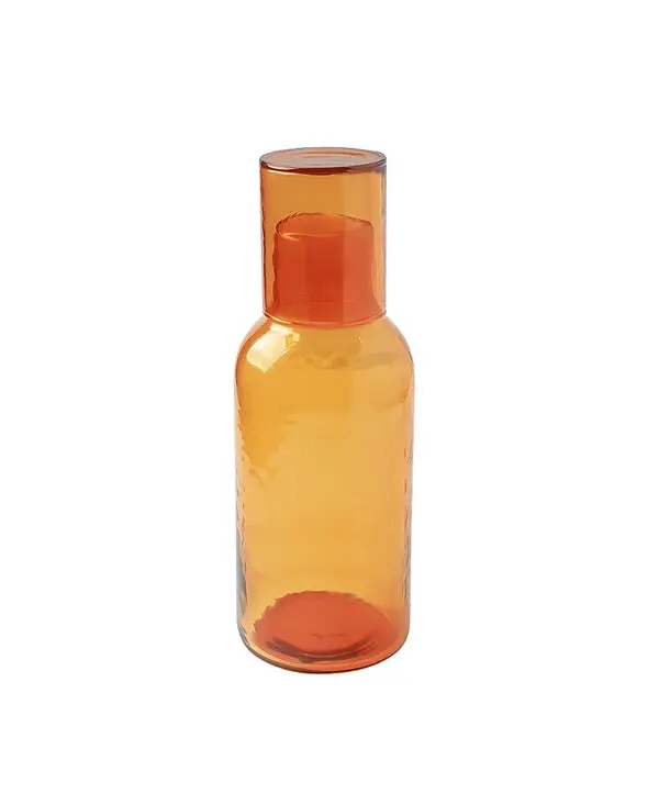 CREATIVE WOMEN Glass Carafe And Cup - Orange