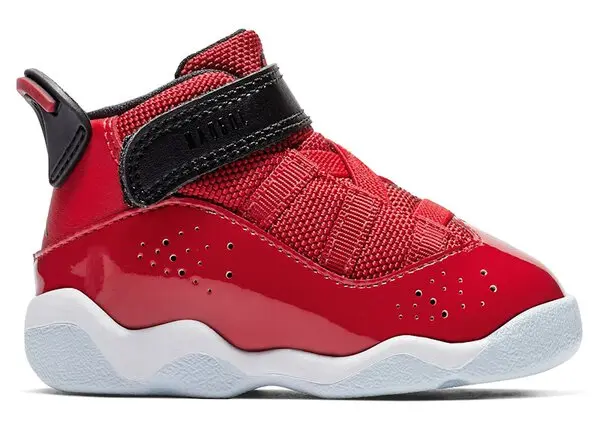JORDAN 6 Rings Sneakers - Gym Red/white/black