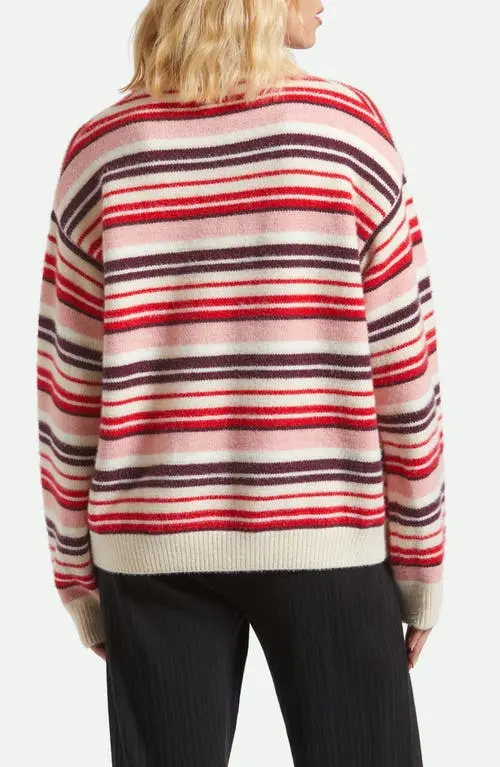 Brixton Striped Crewneck Sweater