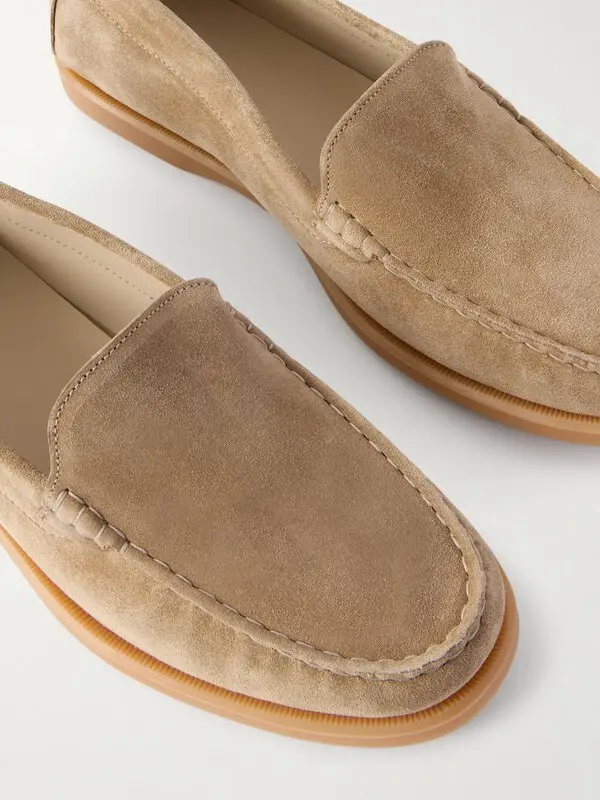 SAMAN AMEL City Suede Loafers - Brown
