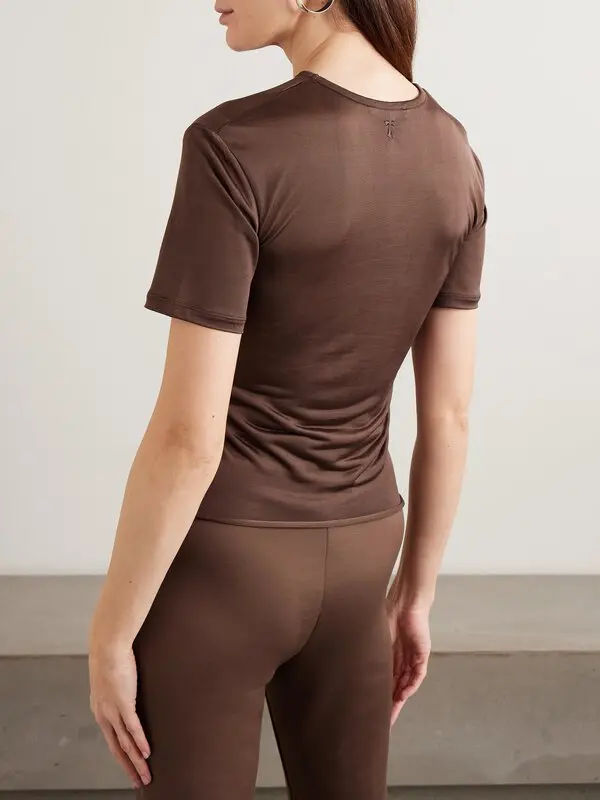 THE PARK Luna Semi-sheer Lyocell T-shirt