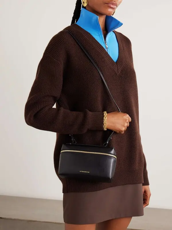 Victoria Beckham Vanity Leather Shoulder Bag