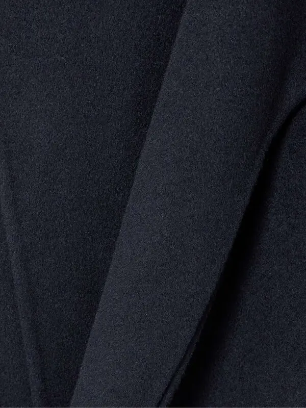 RÓHE Double-breasted Wool And Cashmere-blend Coat With Scarf Detail