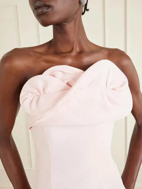 magda pink dress Magda Butrym Stretch-silk Midi Dress - Women - Pink Dresses