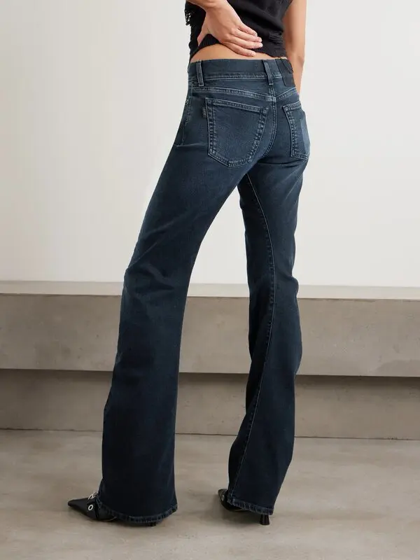HAIKURE Gery Low-rise Bootcut Jeans - Blue