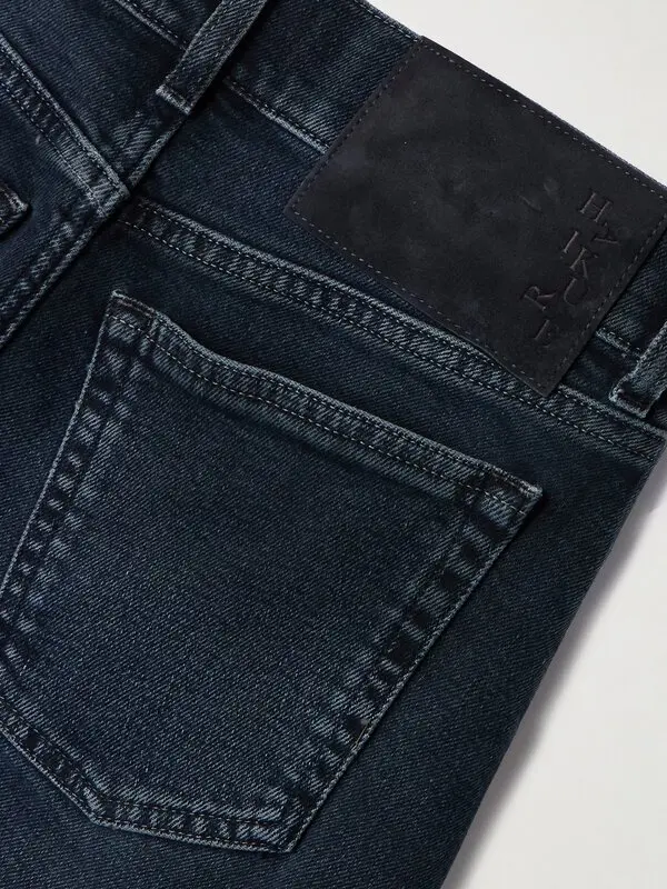HAIKURE Gery Low-rise Bootcut Jeans - Blue