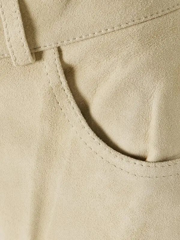 HAIKURE Korea Suede Pants - Neutrals