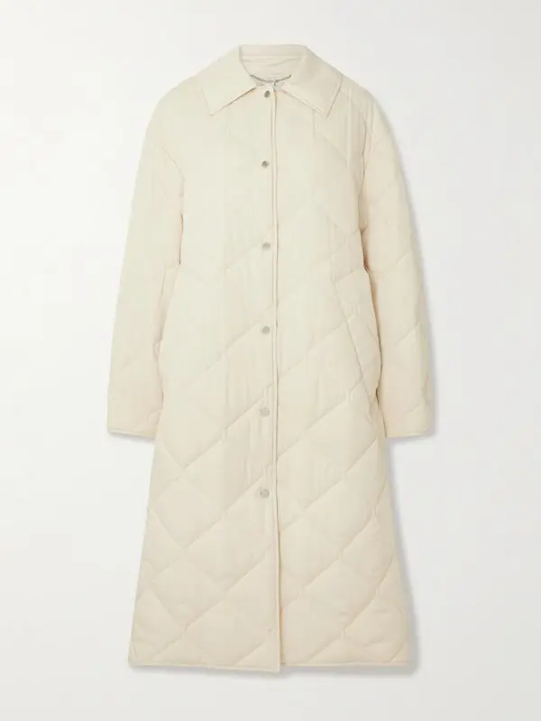JOSEPH Penny Quilted Shell Coat
