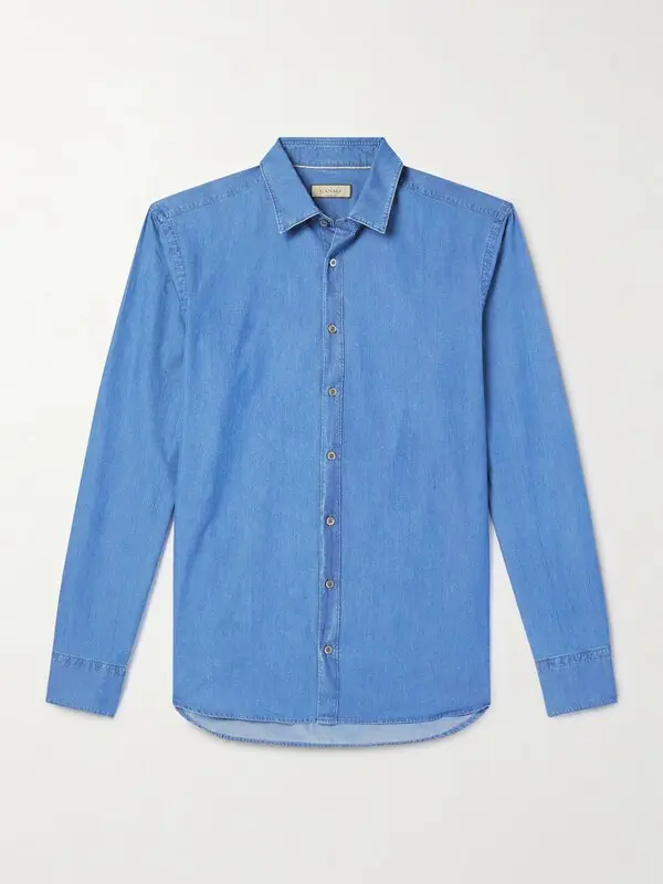 Canali Cotton-chambray Shirt